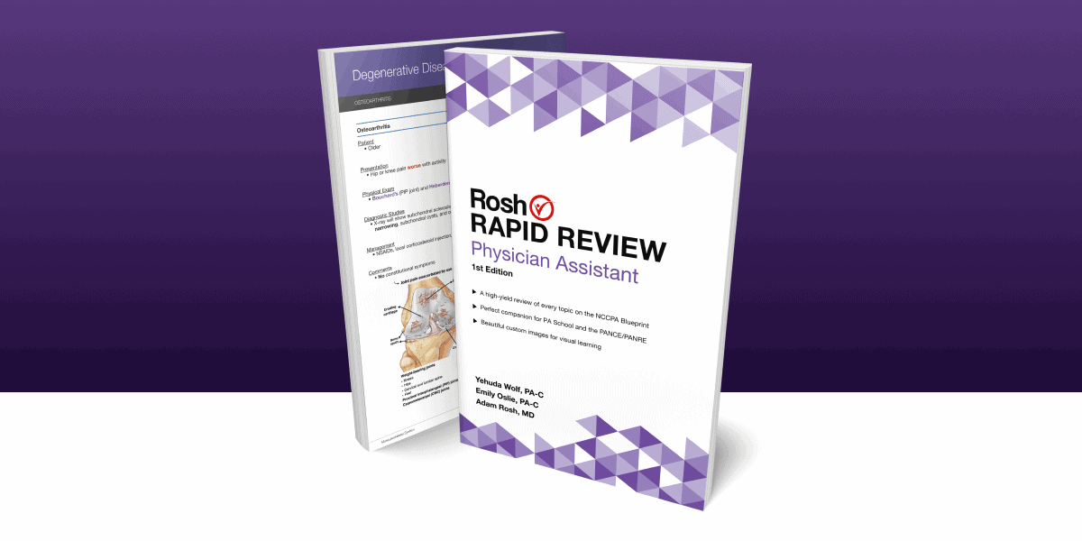 Rapid Review Book for PA Students - RoshReview.com